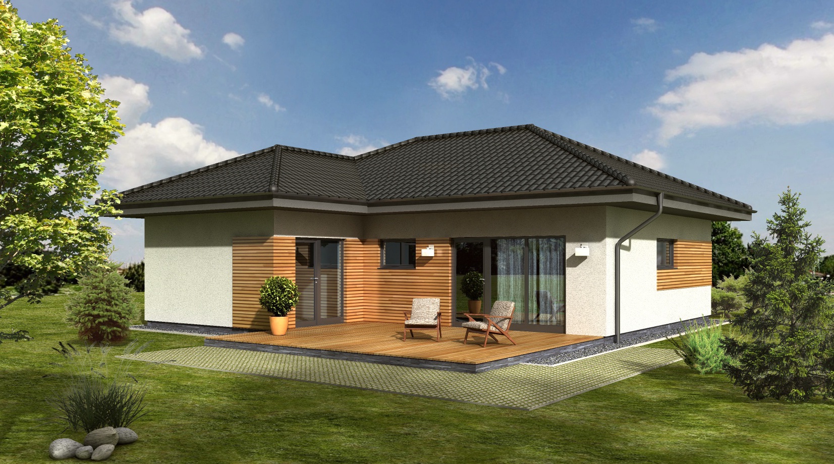 Montované domy na kľúč - Nízkoenergetické drevodomy od 91 000 € | VasDom.sk