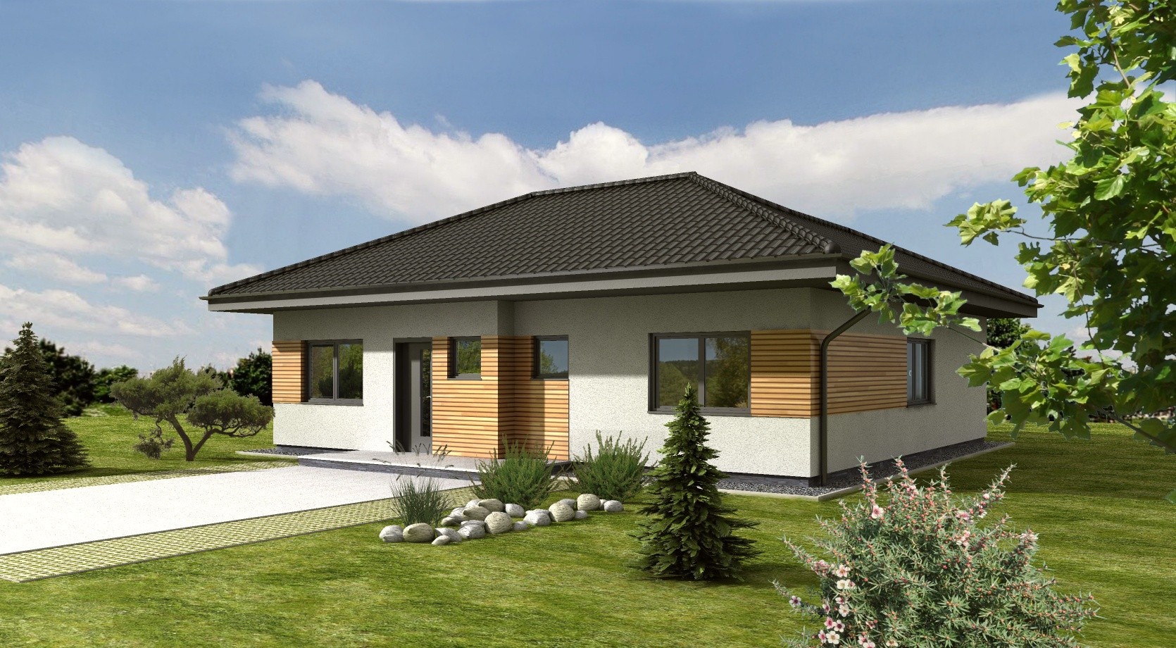 Montované domy na kľúč - Nízkoenergetické drevodomy od 91 000 € | VasDom.sk